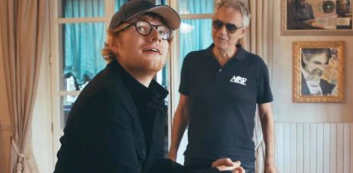 Ed Sheeran y Andrea Bocelli dieron vida a una colaboración perfecta con ...